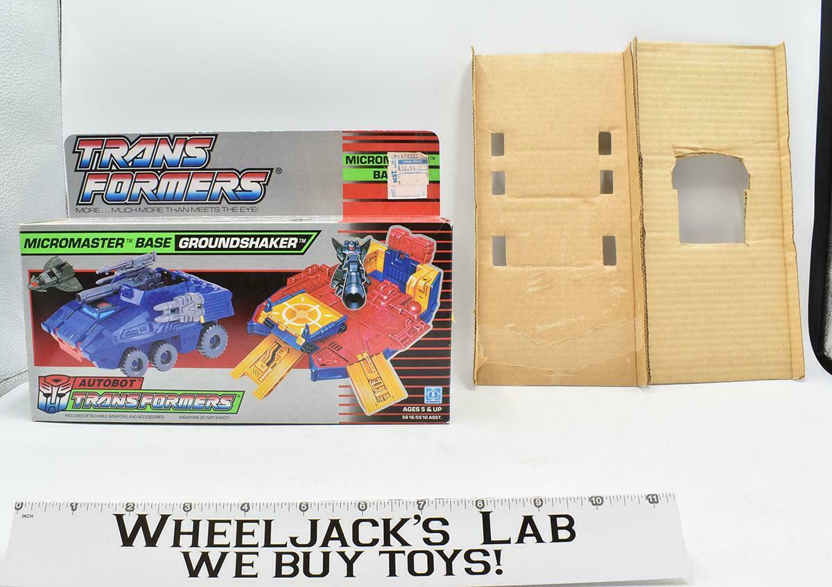 Groundshaker Box Only W/ Insert 1989 Vintage Hasbro G1 Transformers ...