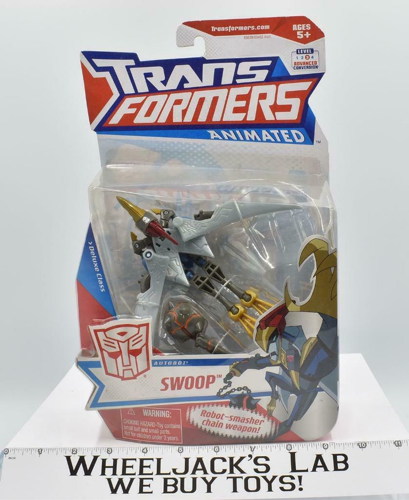 Swoop Deluxe Class Animated Transformers 2008 Hasbro MOSC - Wheeljack's Lab