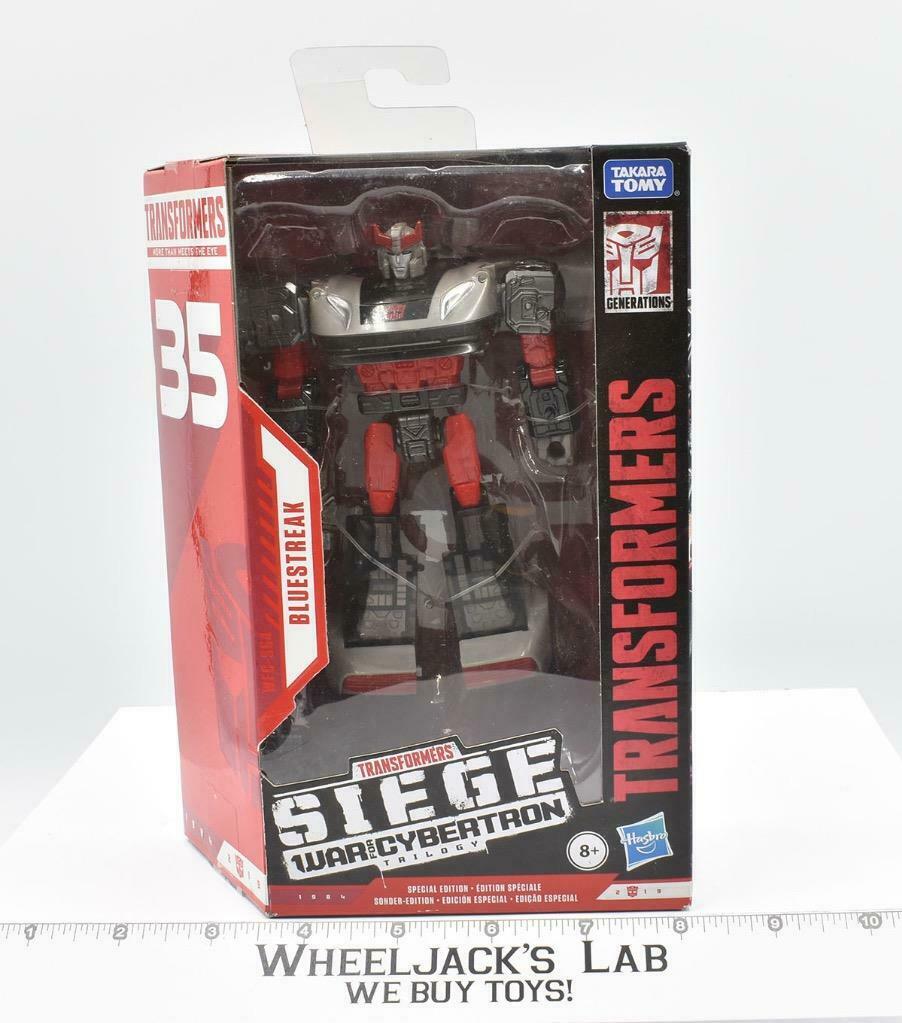 Bluestreak Siege Deluxe WFC-S64 Generations Transformers Hasbro 2019 ...