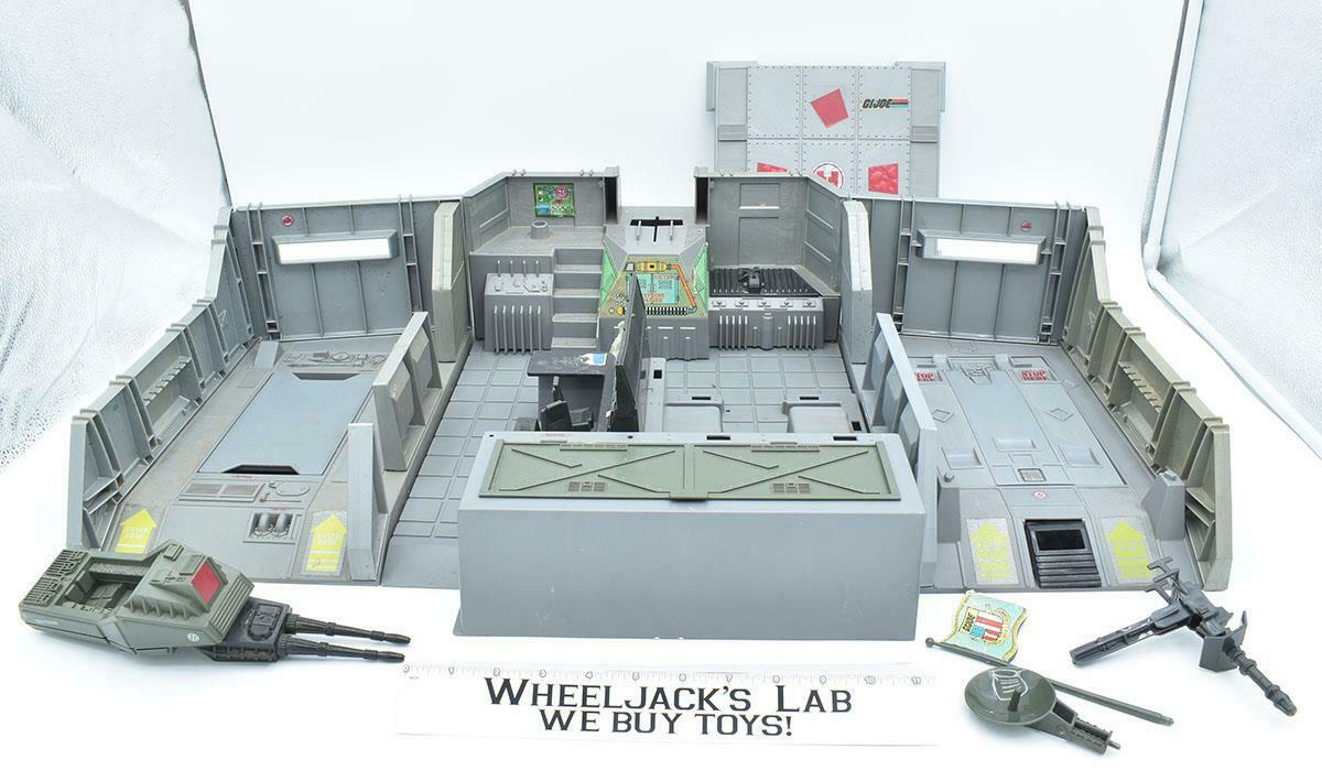 Headquarters Command Center w Jail GI Joe 1983 NO REPRO Vehicle Hasbro Vintage - Wheeljack's Lab