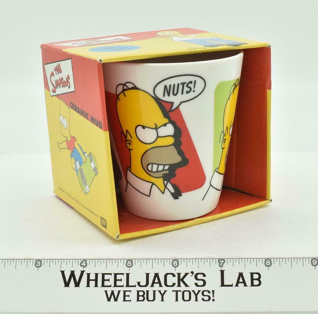 The Simpsons Ceramic Mug Homer Simpson 2001 20th Century Fox NEW MIB ...