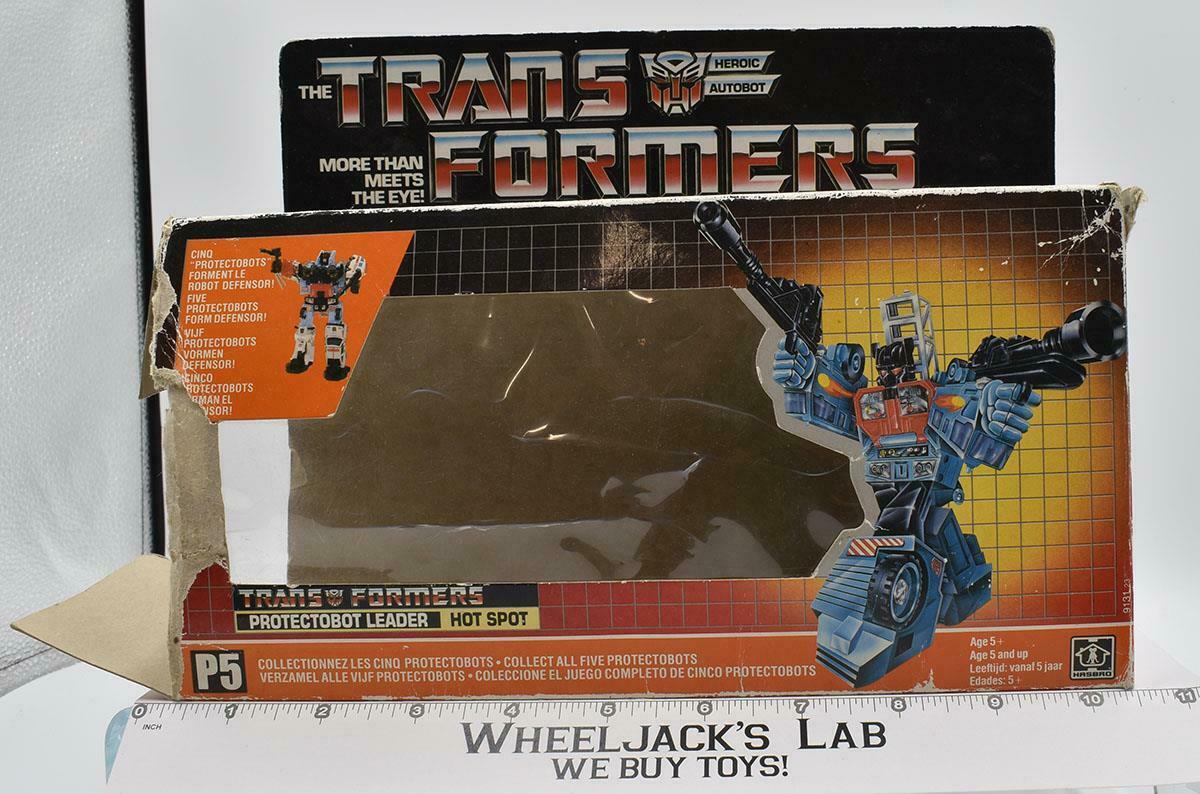 Hot Spot EMPTY BOX 1985 Vintage G1 Transformers Action Figure ...