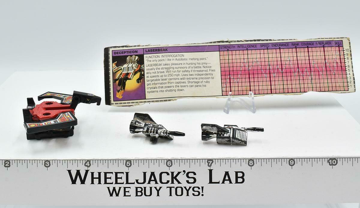 Laserbeak Cassette 100% Complete W/Tech 1984 G1 Transformers Condor ...