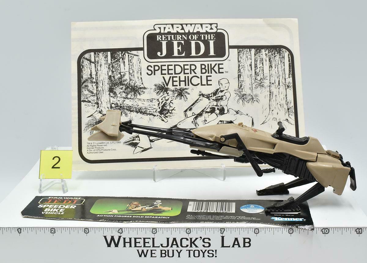 Speeder Bike #2 100% Complete Star Wars ROTJ Return of the Jedi 1983 Vintage - Wheeljack's Lab