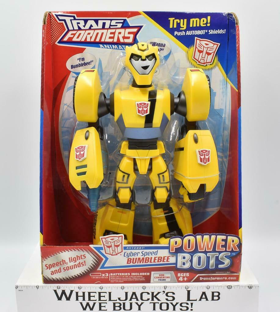 Bumblebee Cyber Speed Power Bots Animated Transformer Hasbro 2008 MISB ...