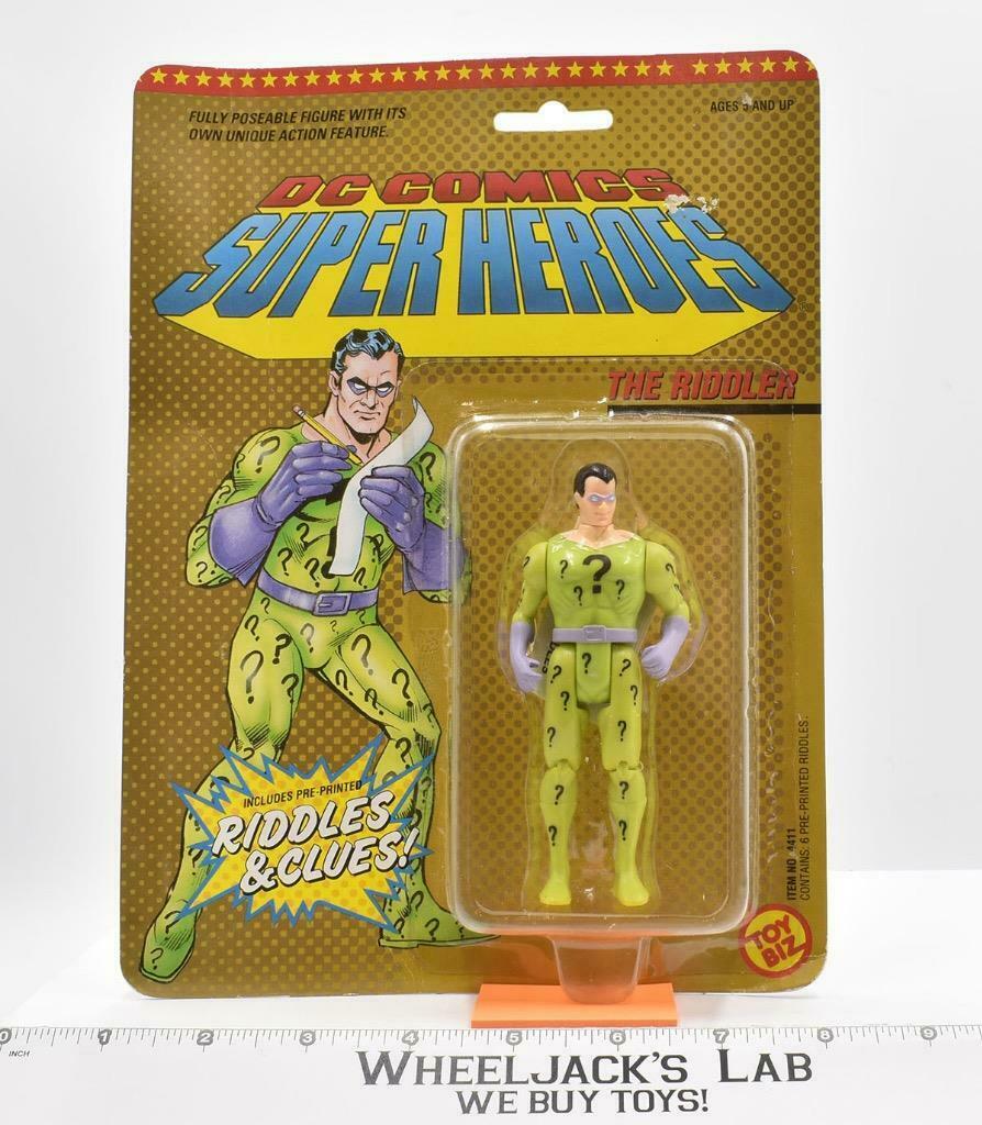 The Riddler NEW MOSC Super Heroes 1989 ToyBiz DC Comics Action Figure ...