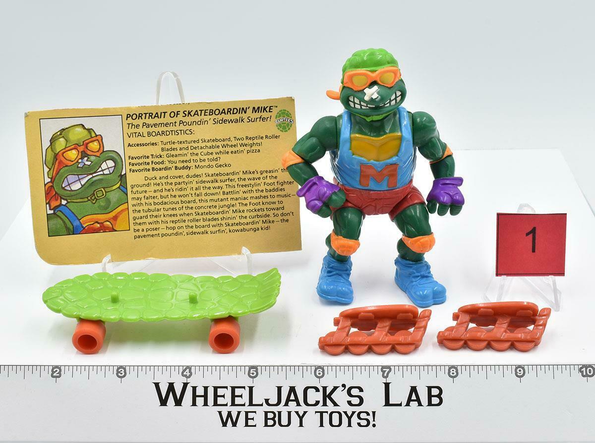 Skateboardin' Mike #1 100% Complete Teenage Mutant Ninja Turtles 1991 ...