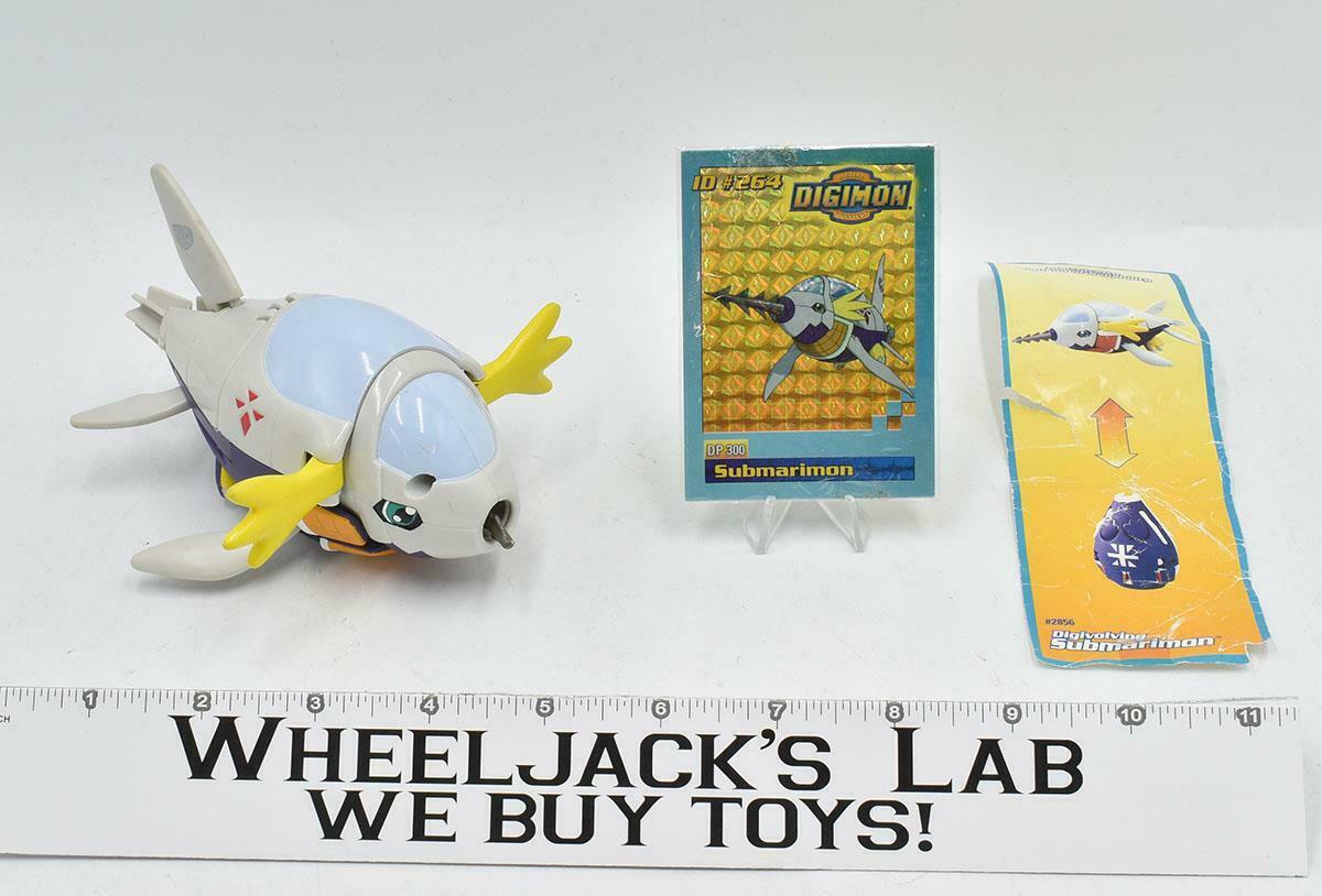 Digimon Digivolving Digi-Egg to Submarimon 2000 Digital Monsters Bandai ...