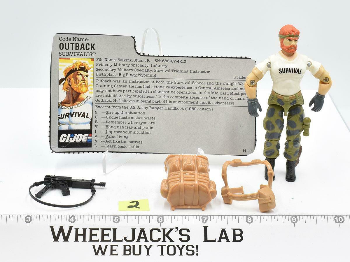 Outback #2 V1 100% Complete ARAH GI Joe Action Figure Vintage 1987 ...