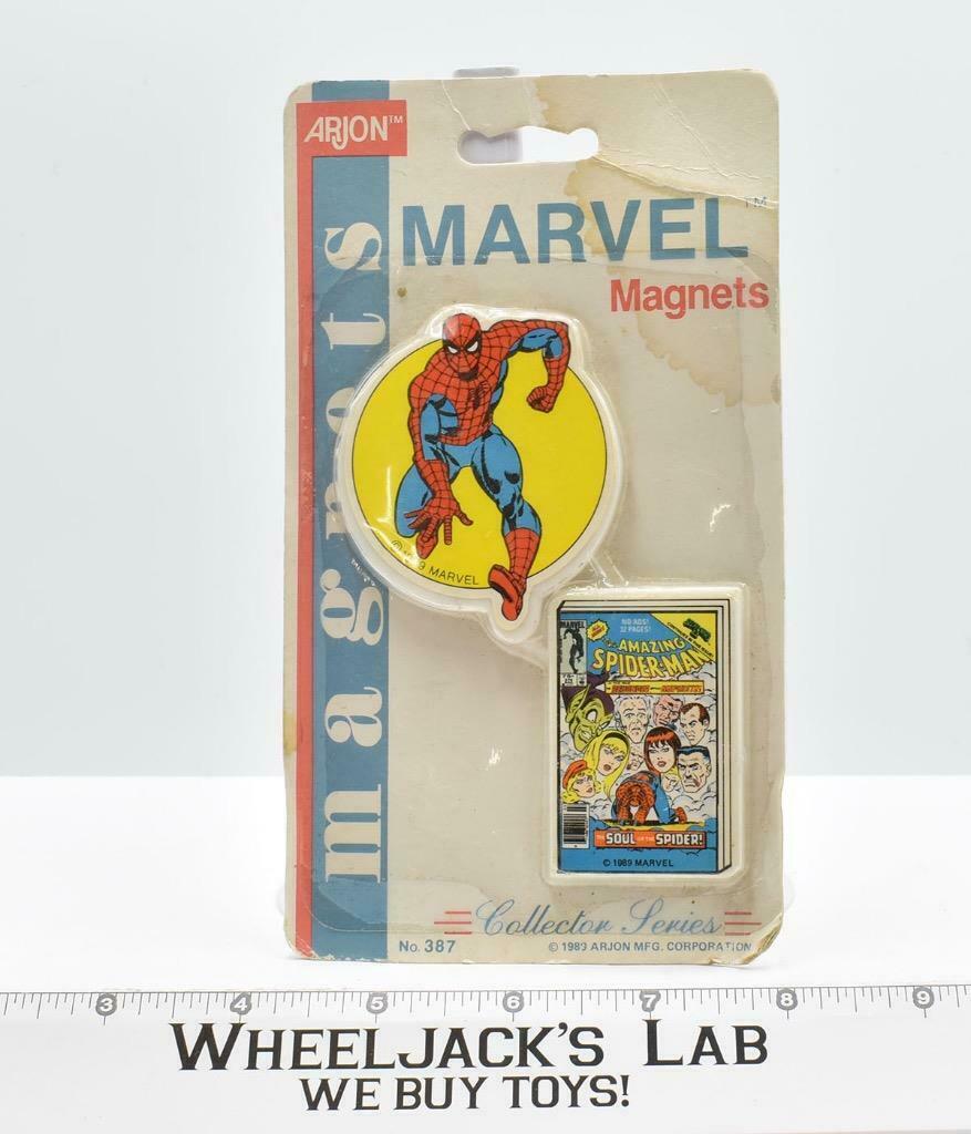 Spiderman Marvel Magnets 1989 Arjon MFG. Corporation - Wheeljack's Lab