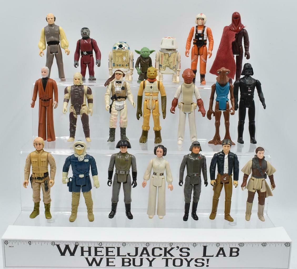 Lot of 21 Star Wars 1970's Kenner Vintage Action Figures - Wheeljack's Lab