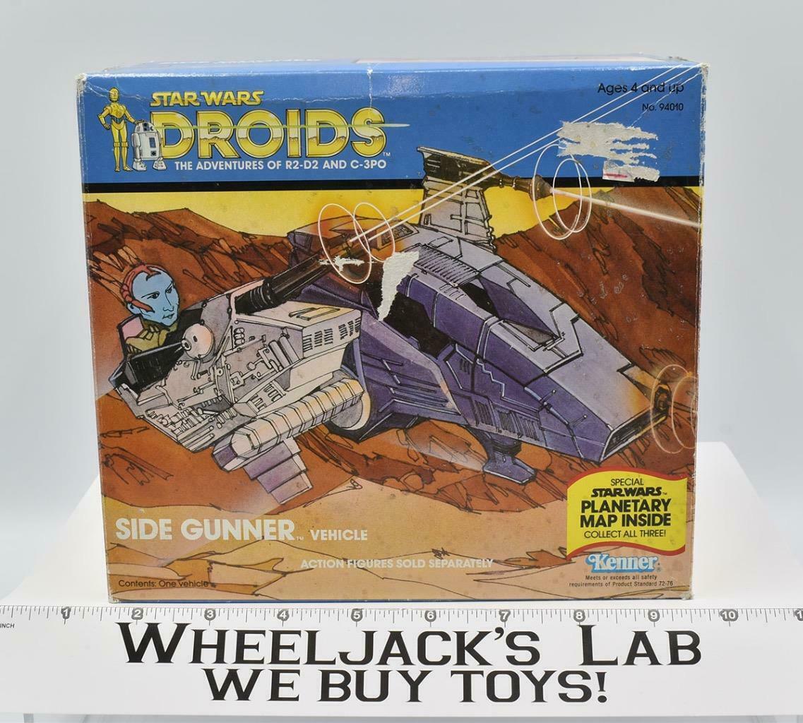 Side Gunner Vehicle w Box Complete Star Wars Droids ROTJ Kenner Vintage ...