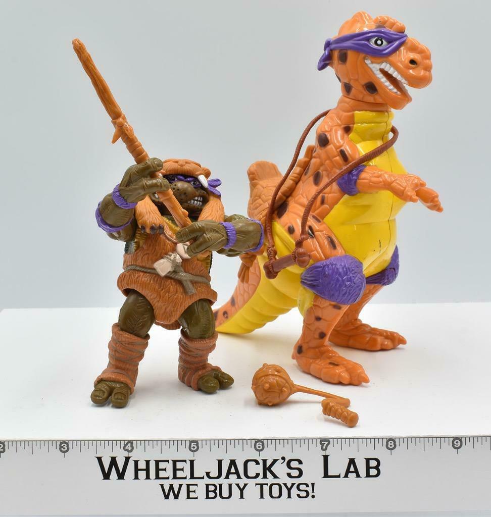 Cave Turtle Don & Trippy T-Rex 100% Complete 1993 Teenage Mutant Ninja ...