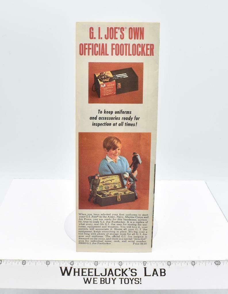 How to Uniform Your GI Joes Brochure Footlocker Box Paper GI Joe Hasbro ...