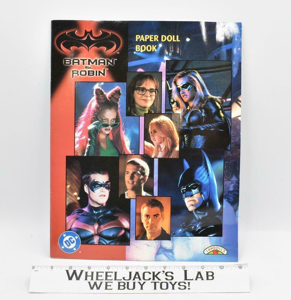 Batman & Robin Paper Doll Book 1997 DC Comics Landoll's Uncut ...