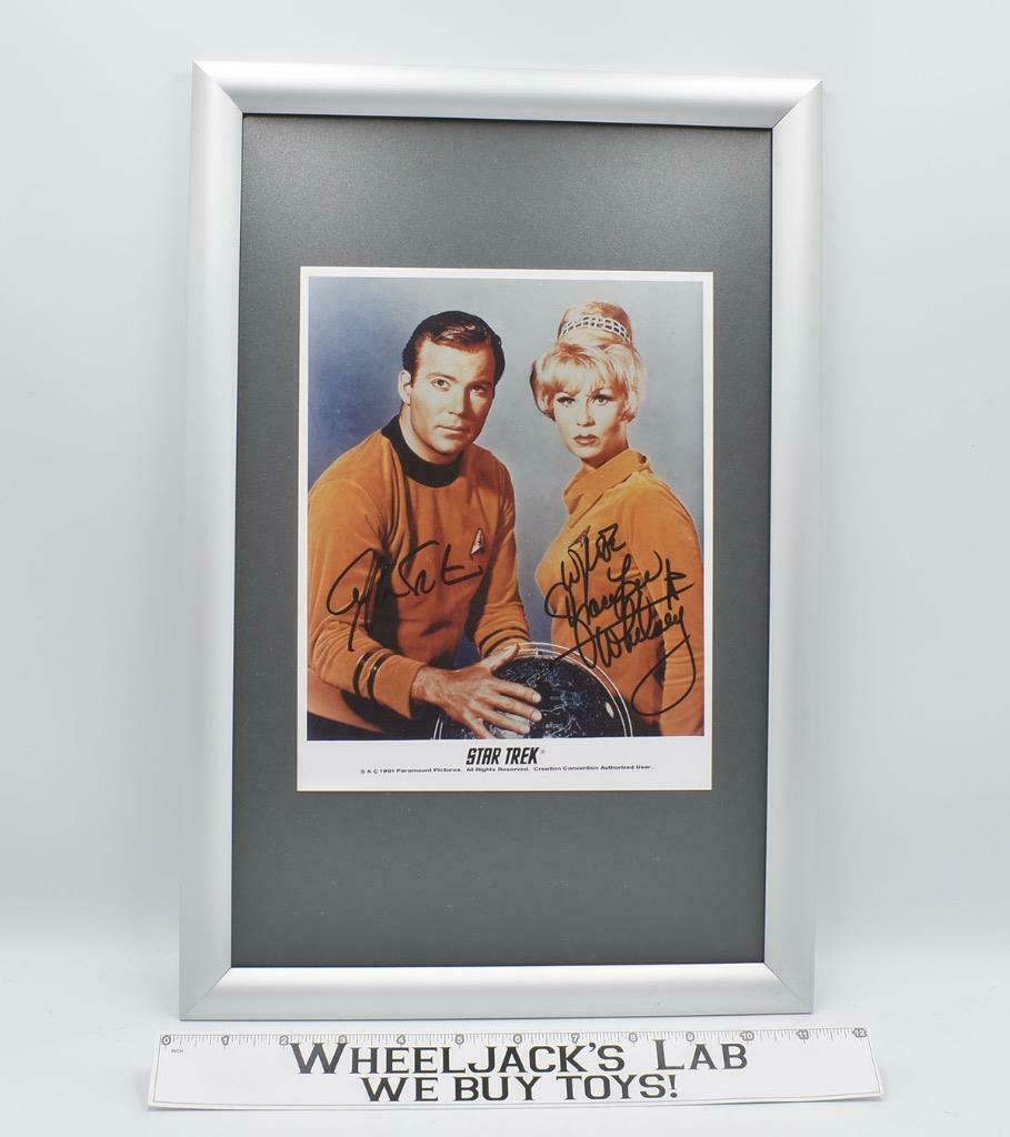 Captain Kirk/Janice Rand Star Trek Shatner/Whitney AUTOGRAPHED 8x10 ...