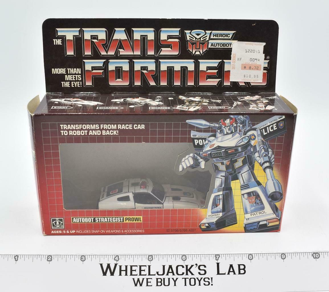 Prowl NICE FIGURE Complete 1985 Vintage Hasbro Action Figure G1 ...