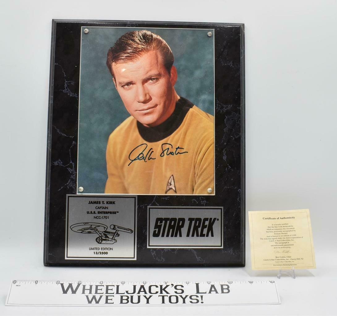 Captain James T. Kirk Star Trek Limited Edition AUTOGRAPHED Plaque #13 ...