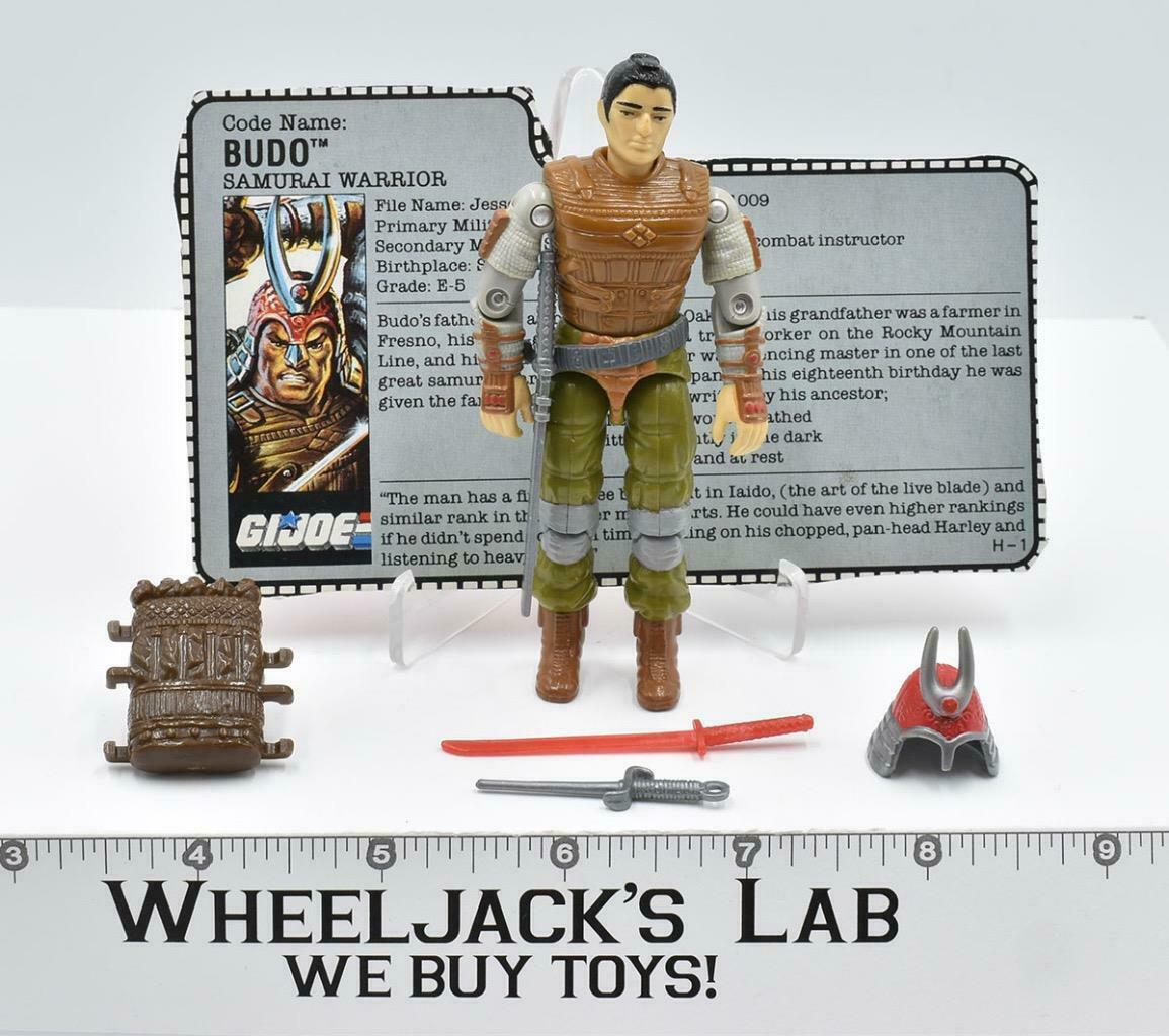 Budo V1 1988 GI Joe ARAH Hasbro Vintage Action Figure - Wheeljack's Lab