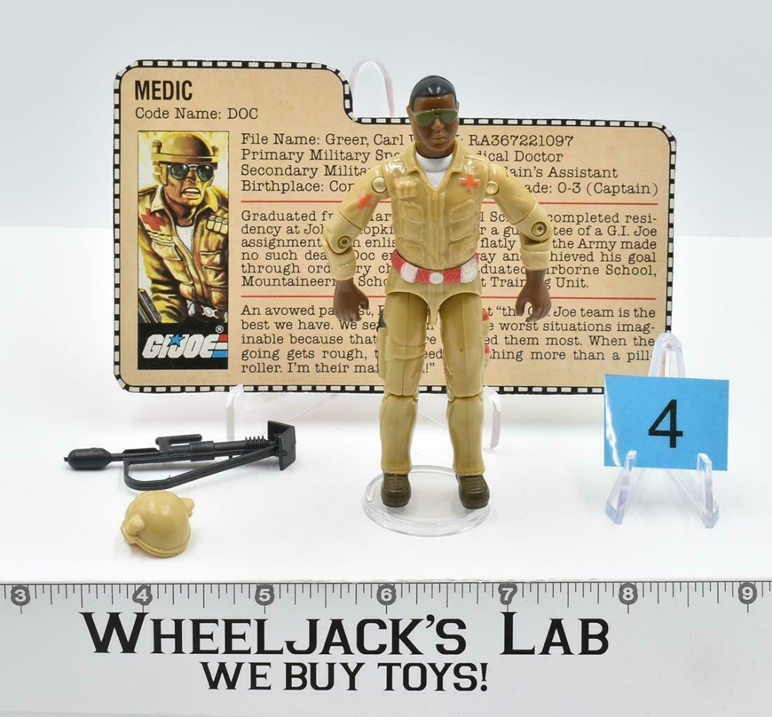 Doc #4 V1 GI Joe 1983 Hasbro Vintage Action Figure - Wheeljack's Lab