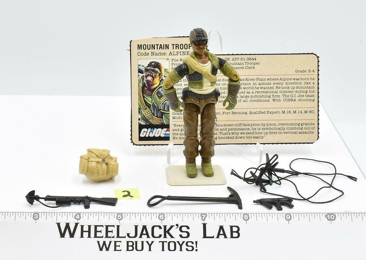 Alpine #2 V1 100% Complete ARAH Vintage Hasbro GI Joe 1985 Action ...