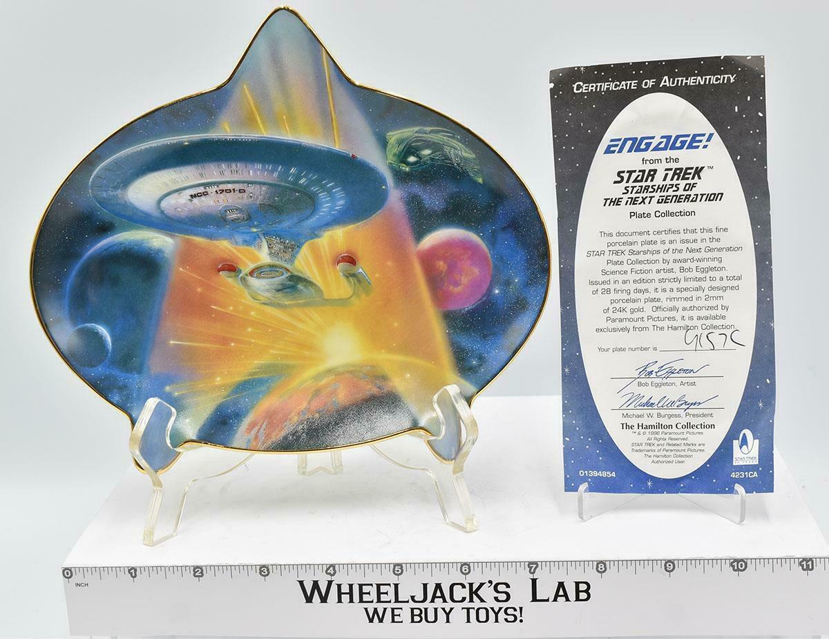 Engage The Next Generation Plate Star Trek 1996 The Hamilton Collection ...
