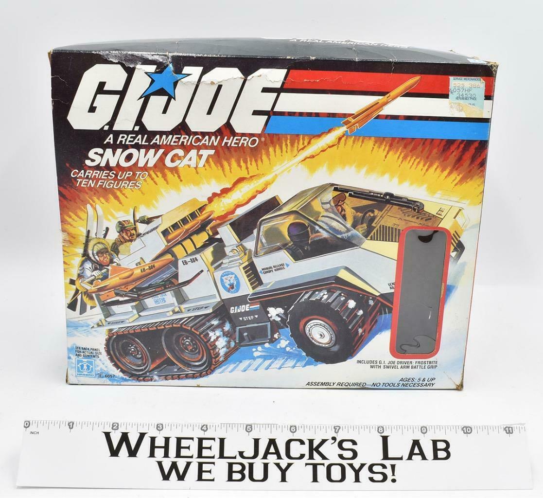 Snow Cat Vehicle 100% Complete W/Box GI Joe 1985 Action Figure Vintage ...