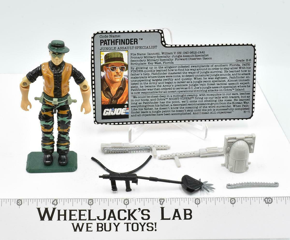 Pathfinder V1 100% Complete 1990 GI Joe Vintage Hasbro Action Figure ...