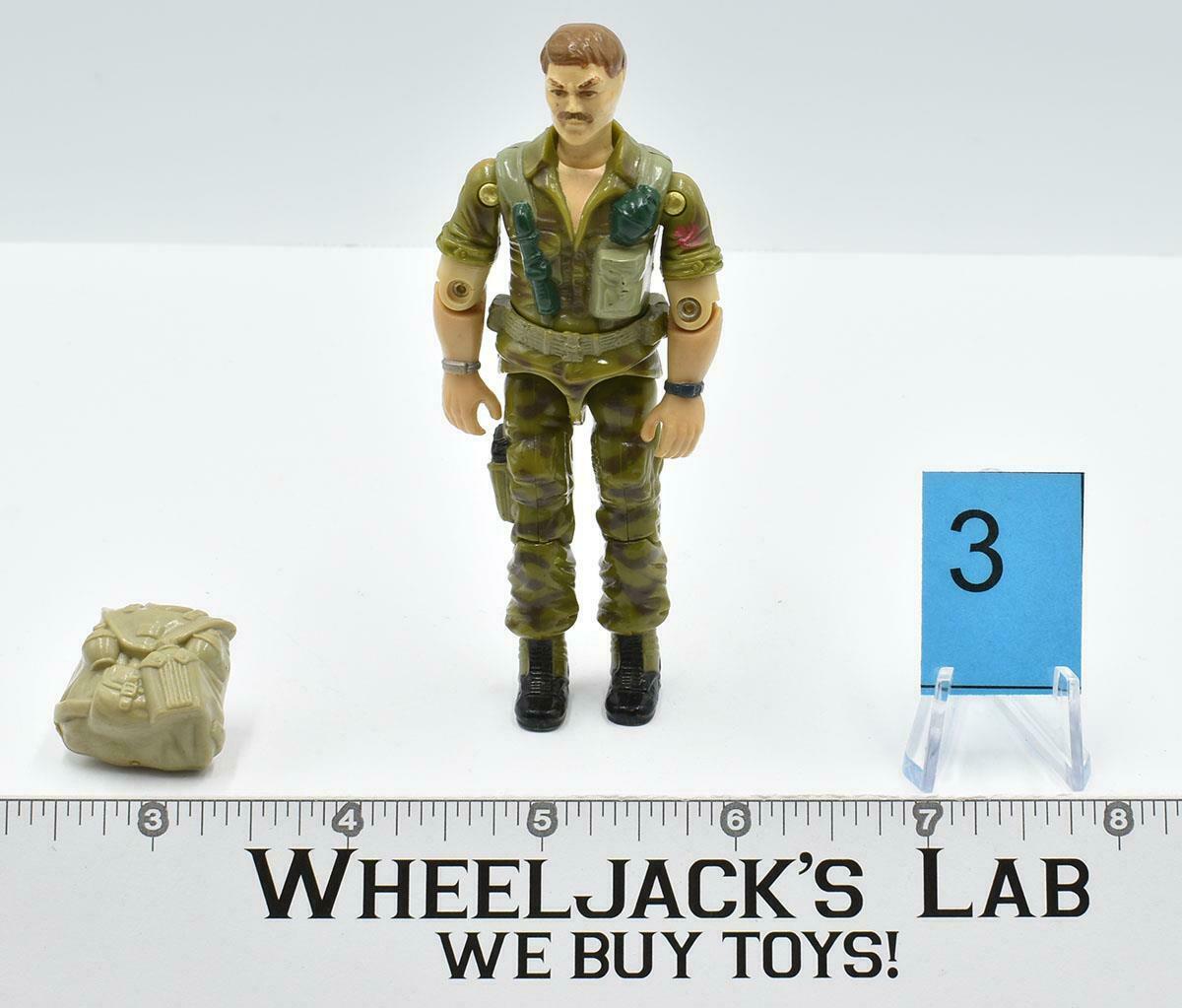Footloose #3 V1 GI Joe 1985 ARAH Hasbro Vintage Action Figure - Wheeljack's Lab