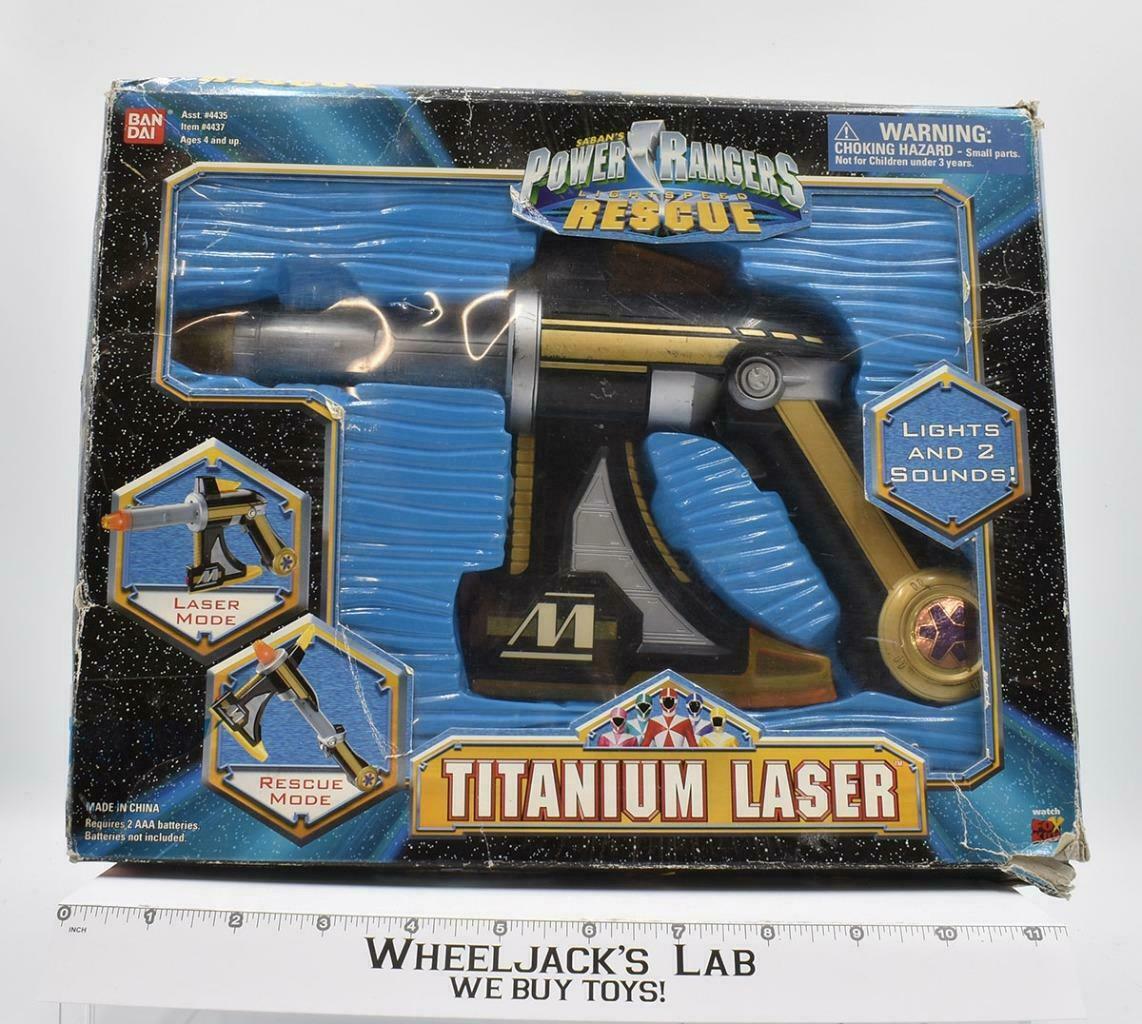 Titanium Laser Saban's Power Rangers Lightspeed Rescue 1999 Bandai ...