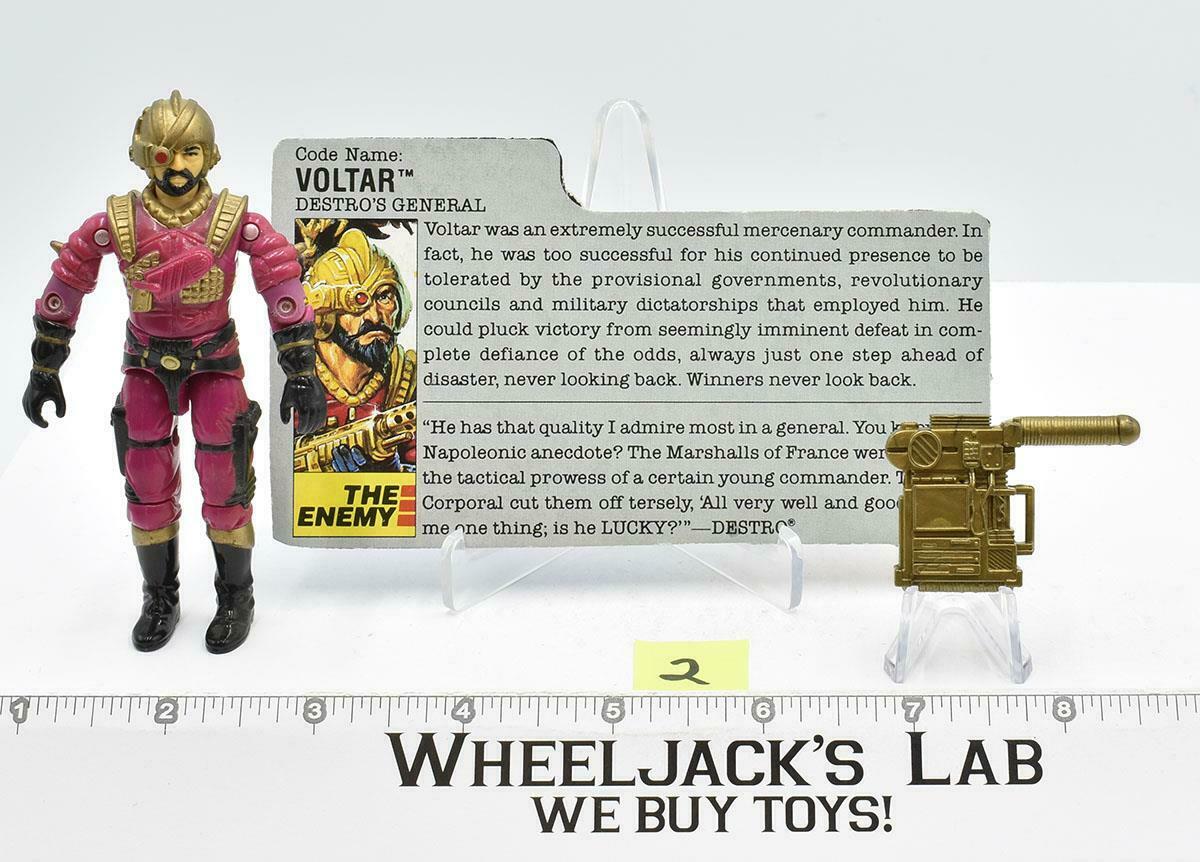 Voltar #2 V1 1988 GI Joe ARAH Cobra Vintage Hasbro Action Figure ...