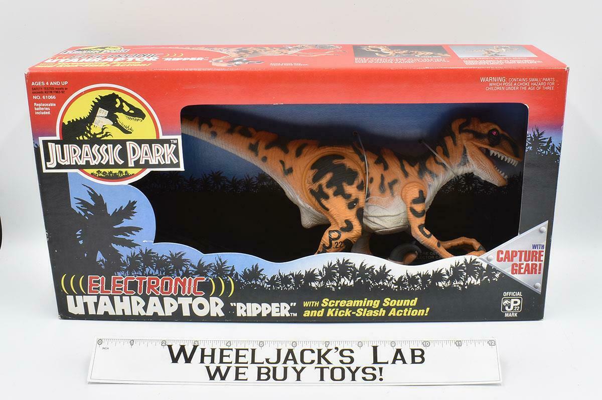 Electronic Utahraptor Ripper Jurassic Park 1994 Kenner NEW MISB SEALED ...