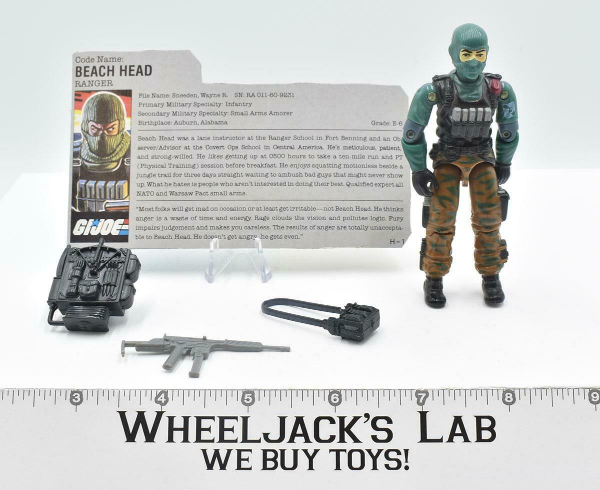 Beach Head 100% Complete GI Joe V1 ARAH Vintage Hasbro 1986 Action ...
