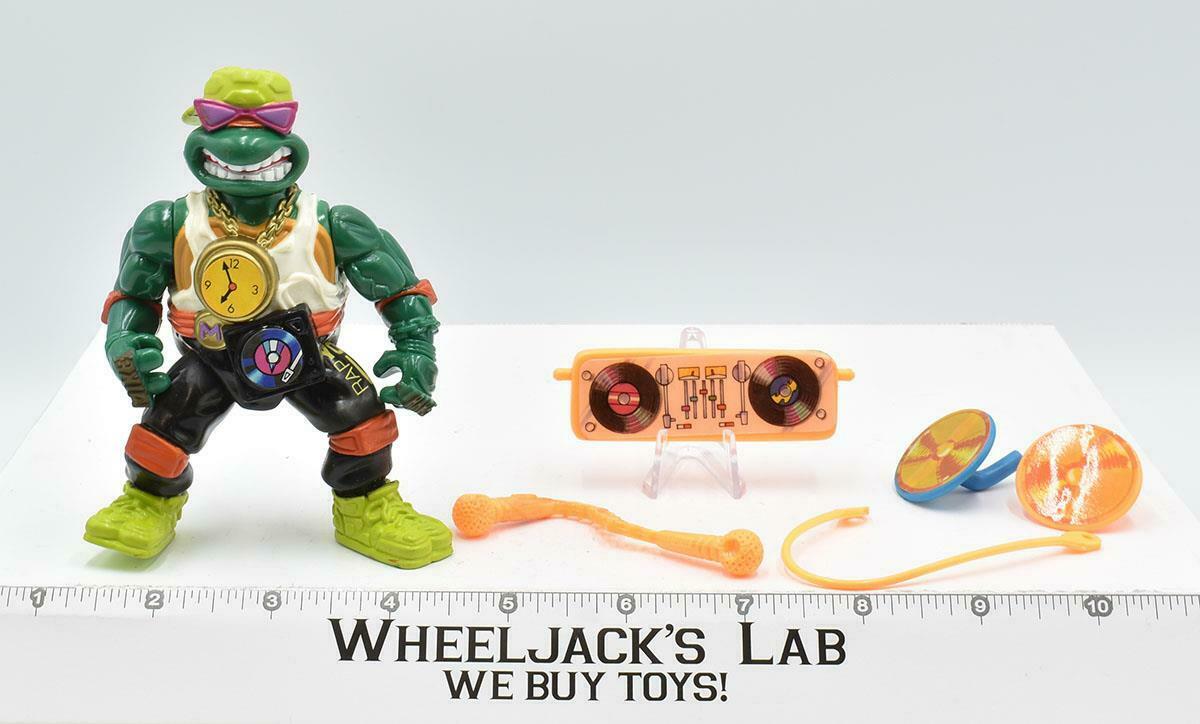Rappin' Mike #1 100% Complete 1991 TMNT Teenage Mutant Ninja Turtle ...