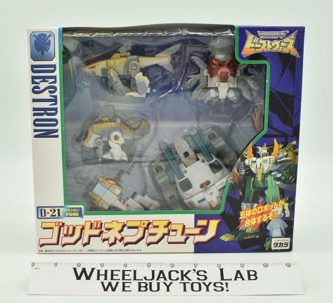 Destron God Neptune D-21 SEALED MISB NEW Transformers Beast Wars 1987 ...