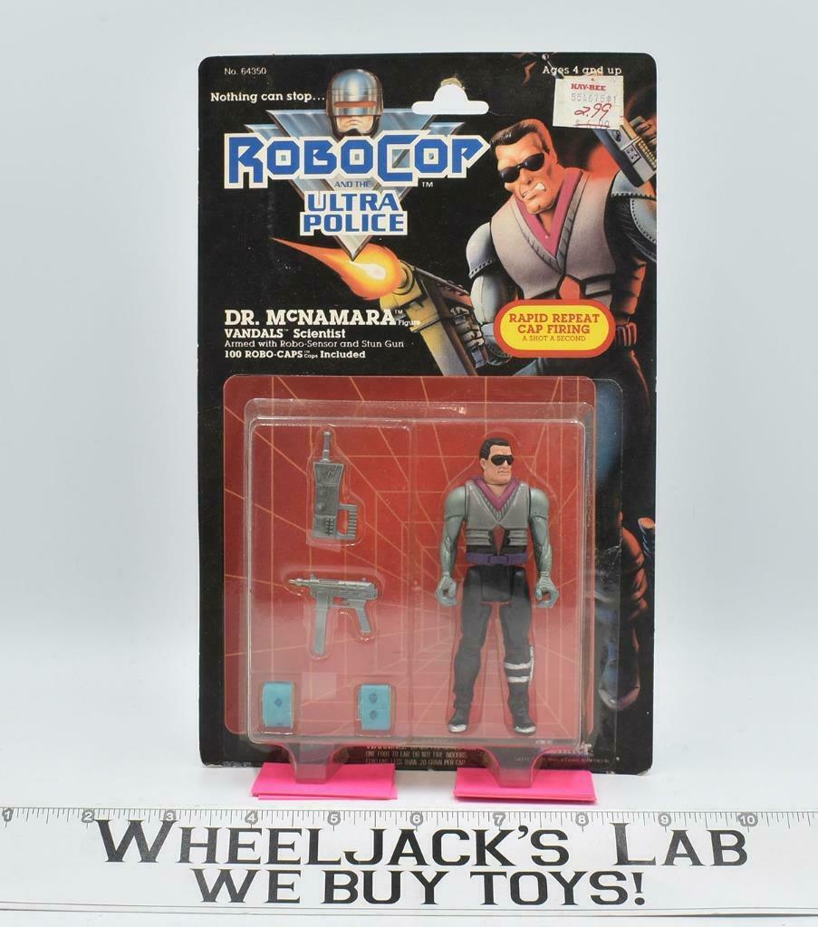 Dr. McNamara RoboCop Ultra Police MOSC 1988 Action Figure Kenner ...