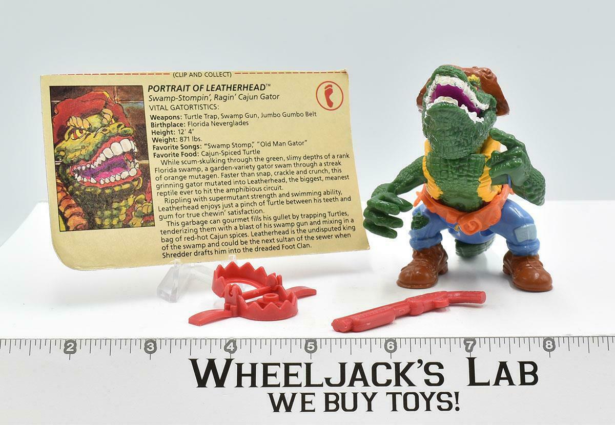 Leatherhead 100% Complete Teenage Mutant Ninja Turtle 1989 Playmates ...
