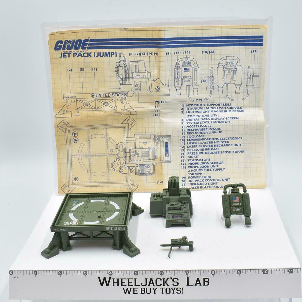 Jump Jet Pack Playset 1982 GI Joe Hasbro Action Figure Vintage ARAH ...