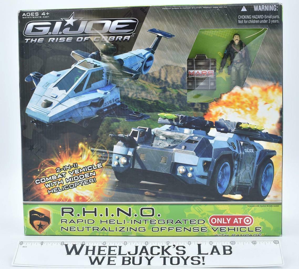Rhino W/Rampage G.I Joe Rise of Cobra Target Exclusive 2009 Hasbro ...
