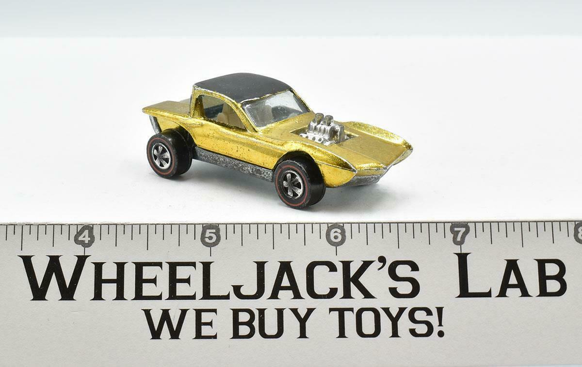 Python Gold 1968 Redline Hot Wheels Mattel Vintage RL - Wheeljack's Lab