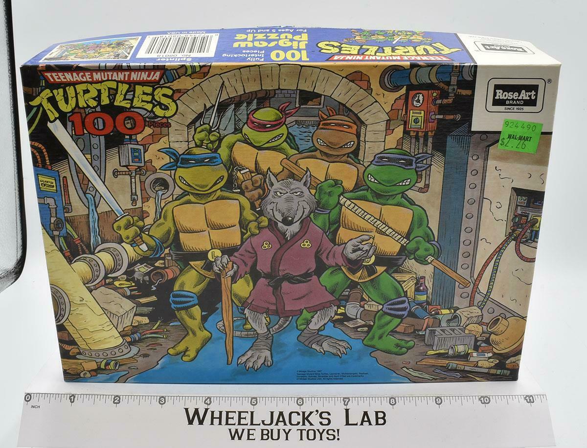 Splinter Teenage Mutant Ninja Turtles 1987 Rose Art 100 Piece Jigsaw ...