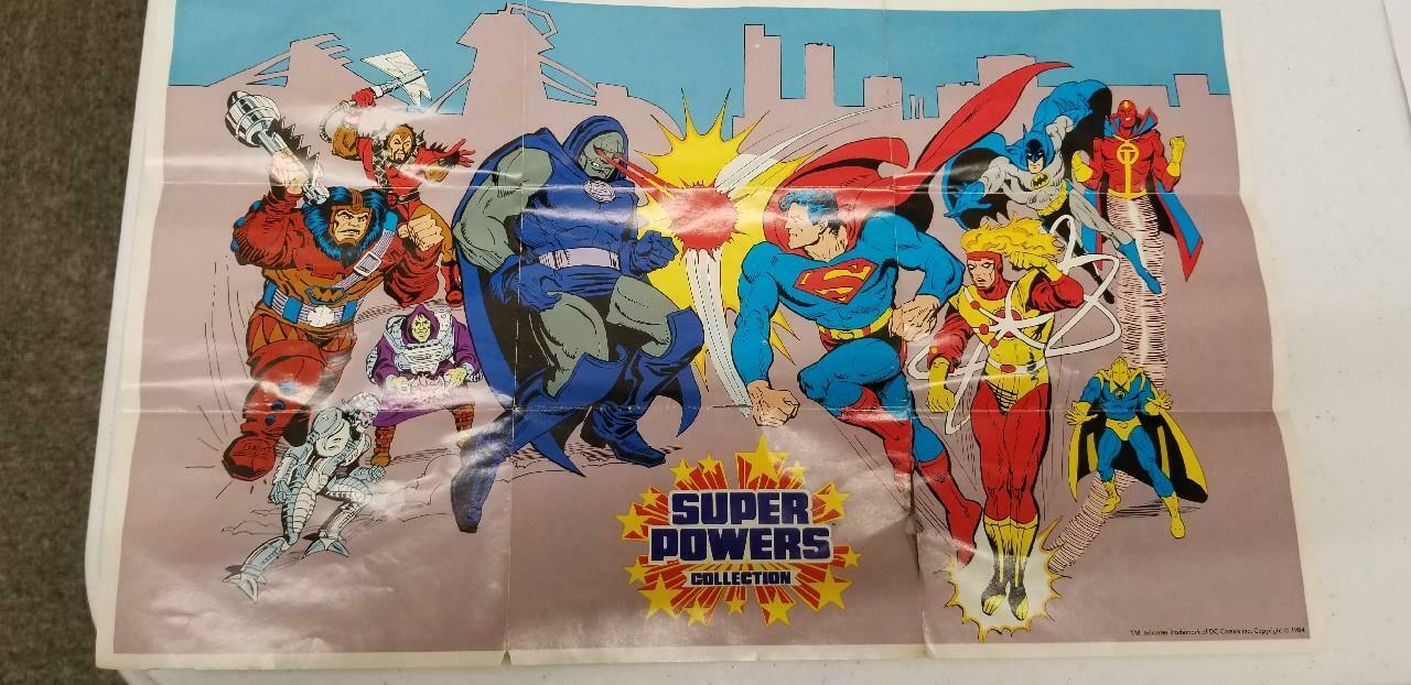 Super Powers Original Poster Brochure 1985 Kenner Vintage Action ...