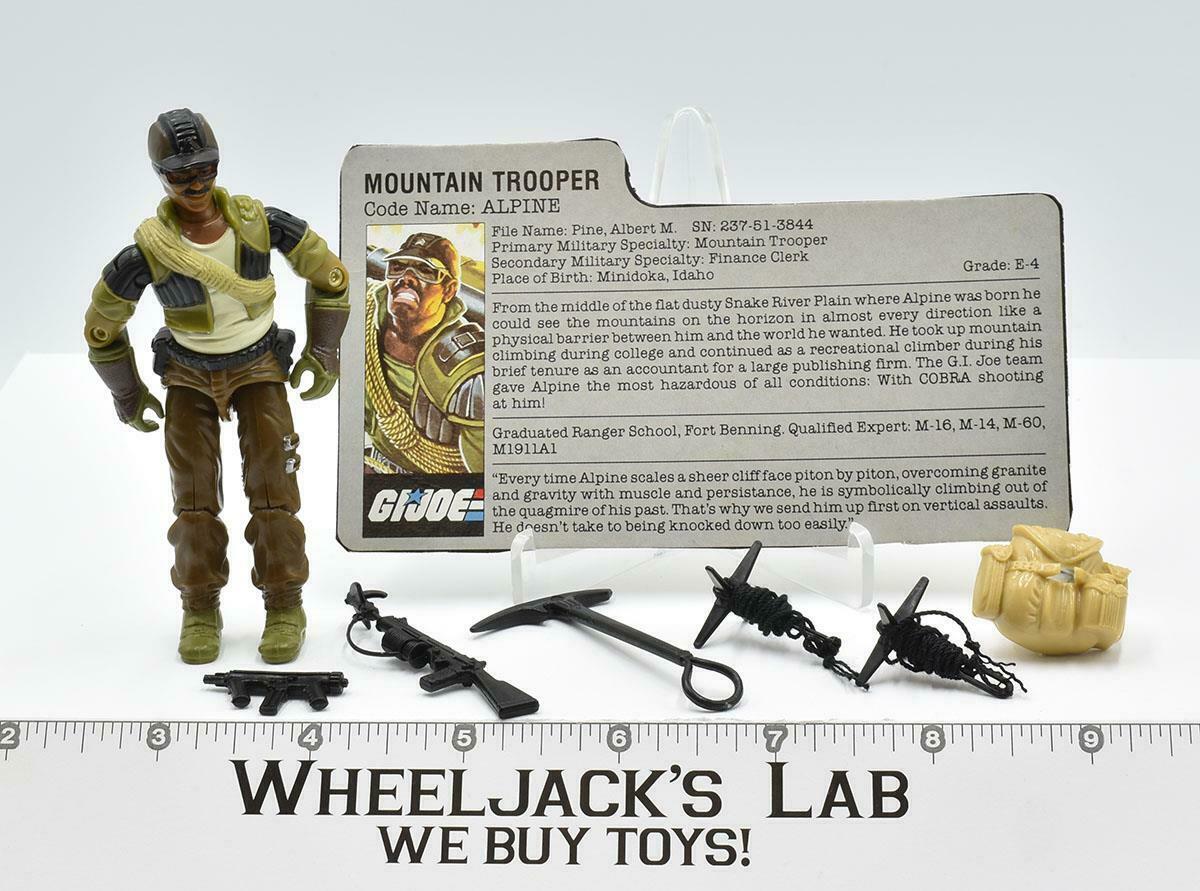 Alpine V1 100% Complete GI Joe ARAH Vintage Hasbro 1985 Action Figure ...