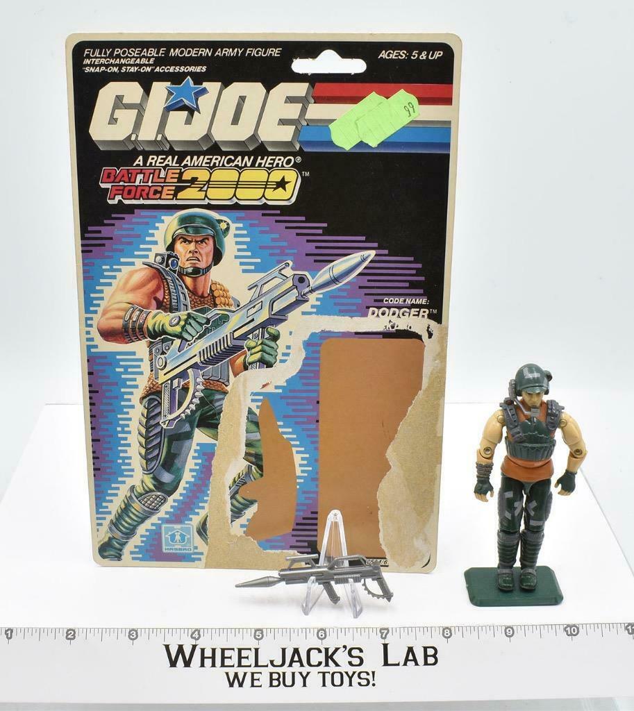 Dodger #1 V1 100% Complete W/ Card 1987 GI Joe ARAH Vintage Hasbro ...