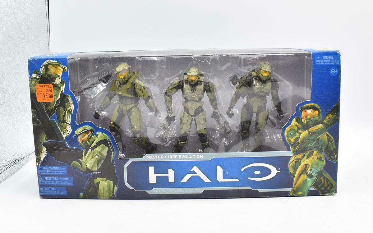 Halo 10th Anniversary Master Chief Evolution MISB NEW McFarlane Toys ...
