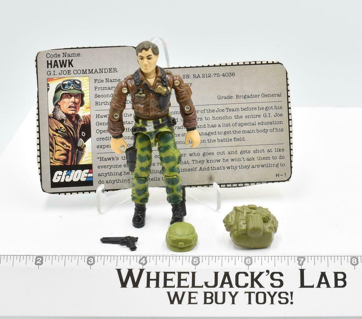 Hawk V2 100% Complete 1986 GI Joe Hasbro ARAH Vintage Action Figure ...