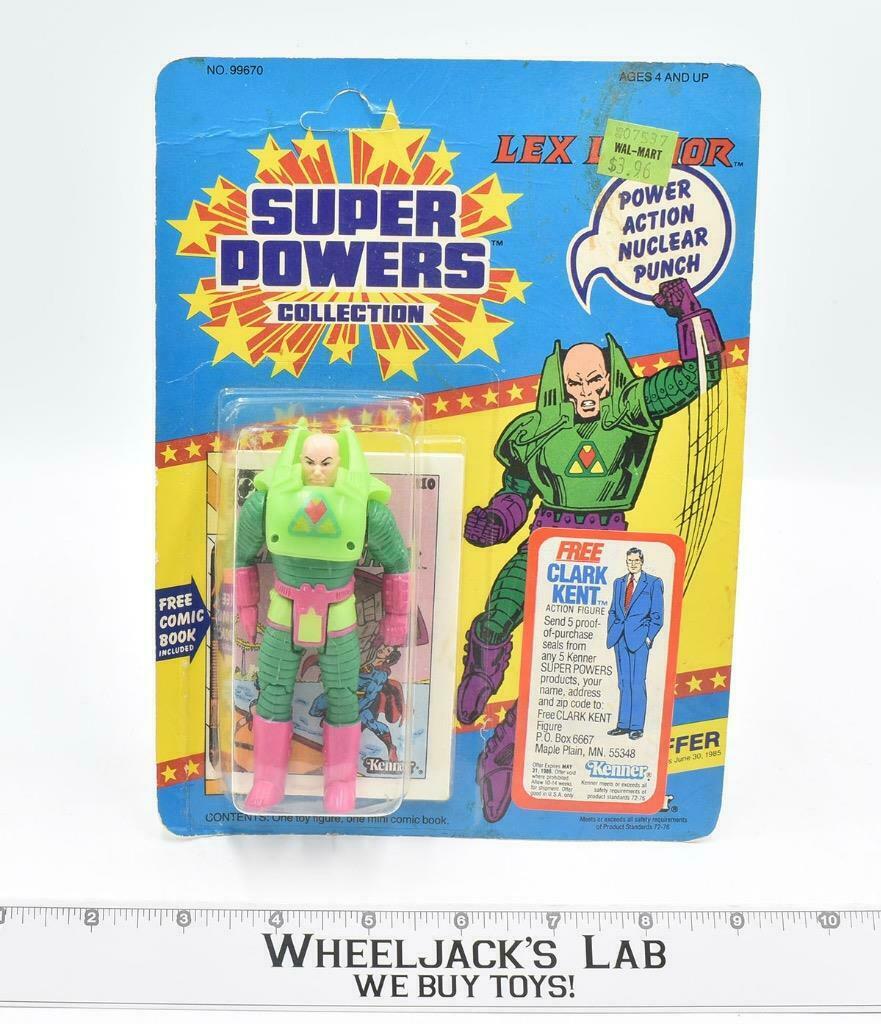 Lex Luthor NEW MOSC Super Powers 1984 Kenner Action Figure Vintage ...