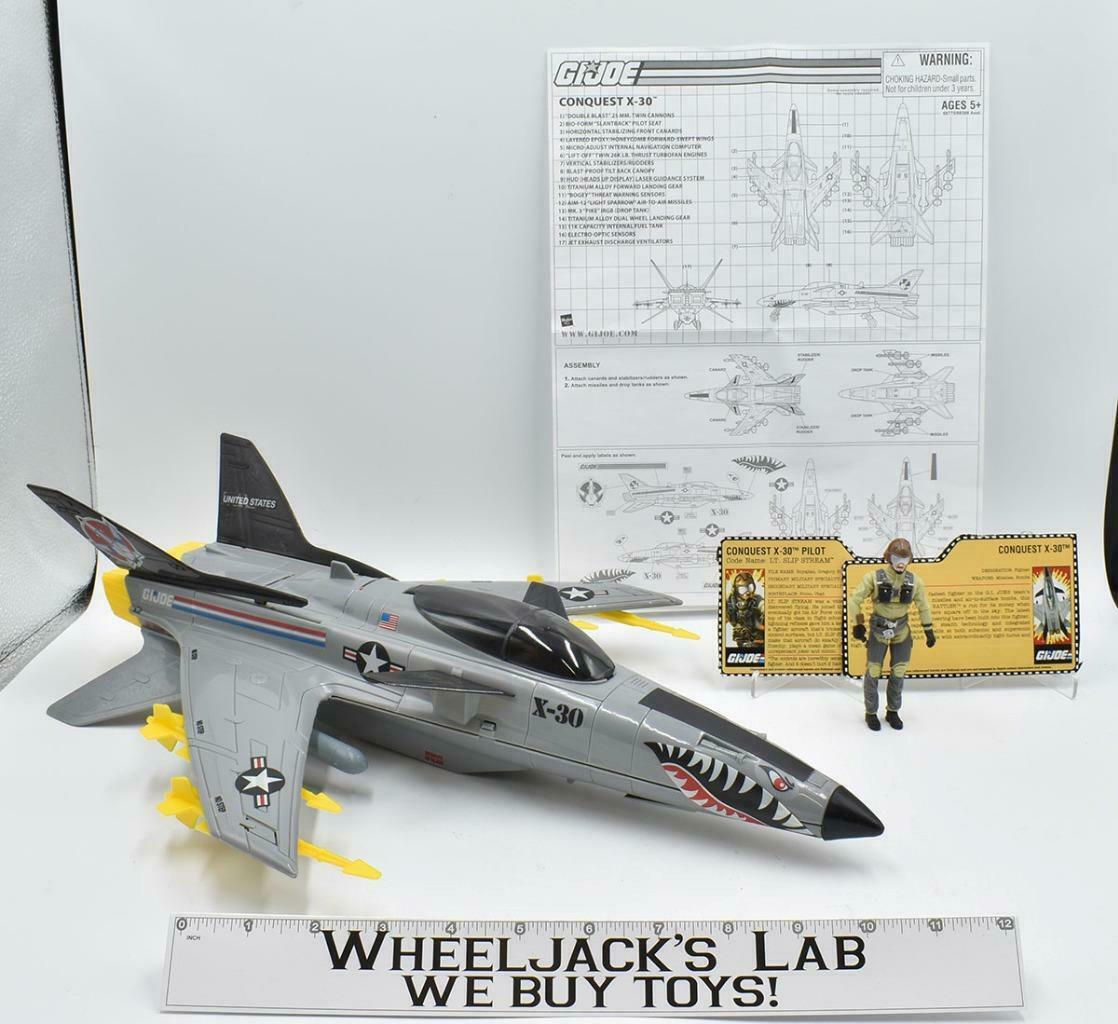 Conquest X-30 100% Complete G.I. Joe 2008 Hasbro Action Figure ARAH ...