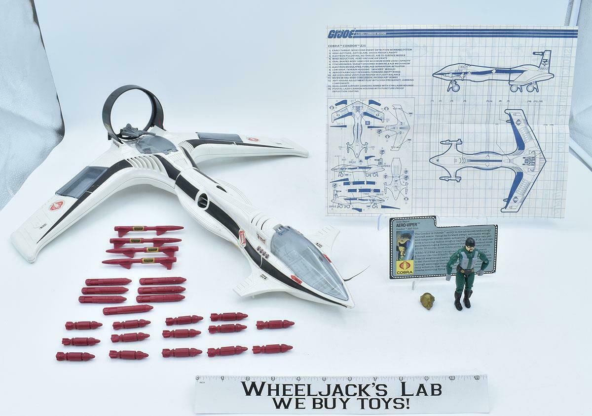 Cobra Condor Z25 W/ Aero-Viper 100% Complete 1989 GI Joe Hasbro Vintage ...