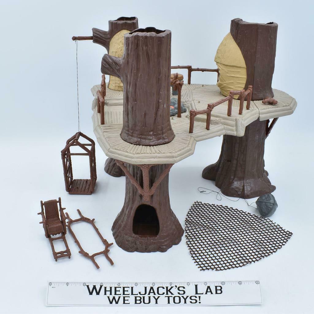 Endor Ewok Village Action Playset 100% Complete ROTJ Star Wars Vintage ...